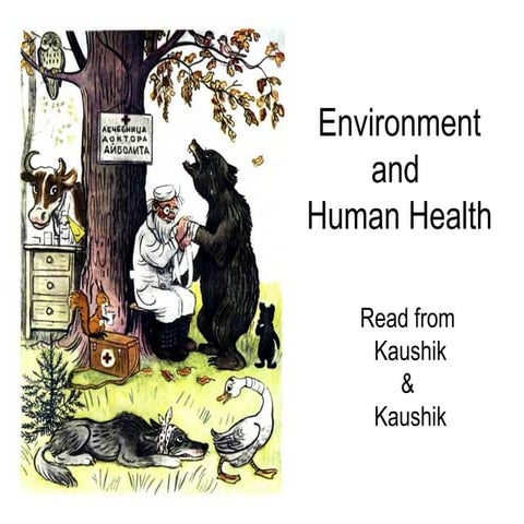Environment and human health - science.ppt | Infectious Diseases ...