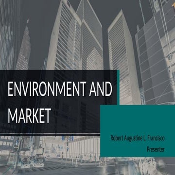 ENVIRONMENT AND MARKET QUARTER 1 TLE 9 SUBJECT | PPTX