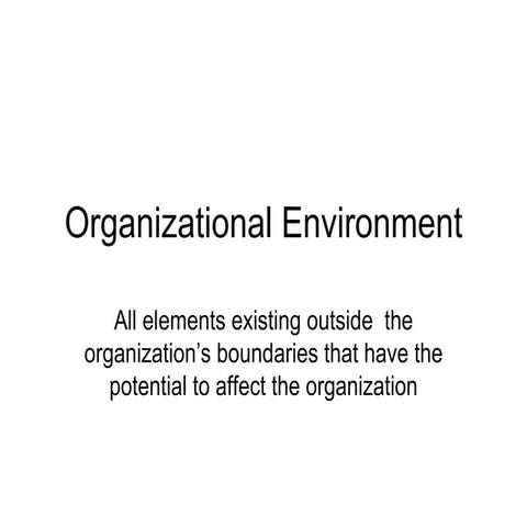 Environment & culture | PPT