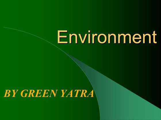 Environmental protection ppt | PPTX
