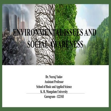Environment issues | PPTX