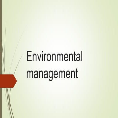Environment managment - Slides.pdf
