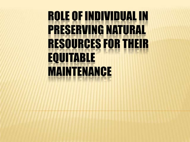 NSTP 1 Enviromental Protection and 7 Principles | PPTX
