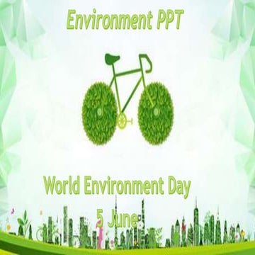 Environment ppt | PPTX