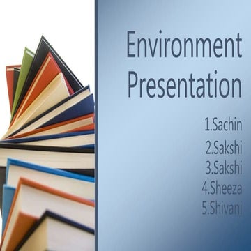 Environment presentation | PPTX