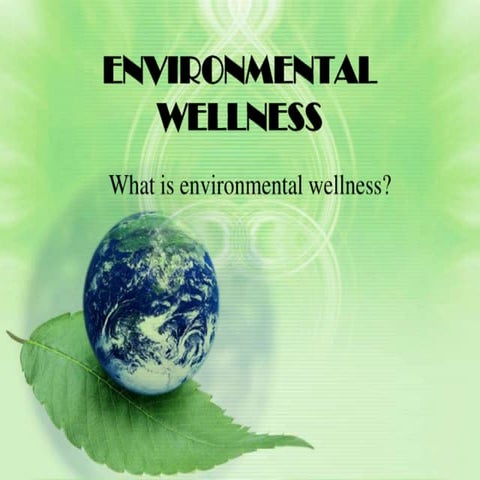 Environment Wellness | PDF