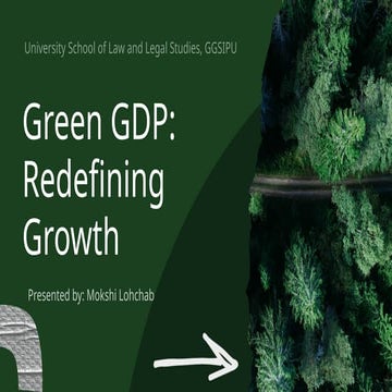 environ ppt.pptx CLASS ASSIGNMENT ON GREEN GDP | PPTX