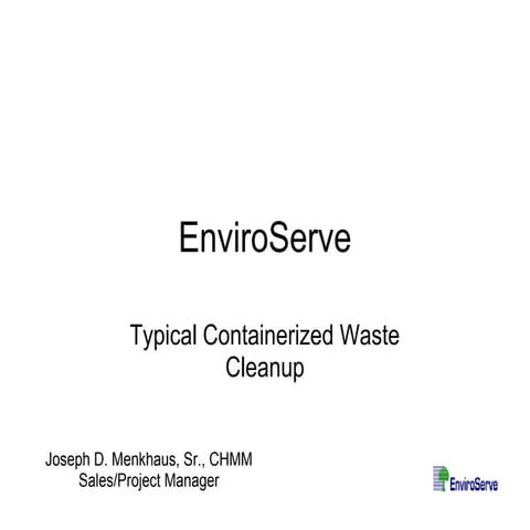 EnviroServe | PPT