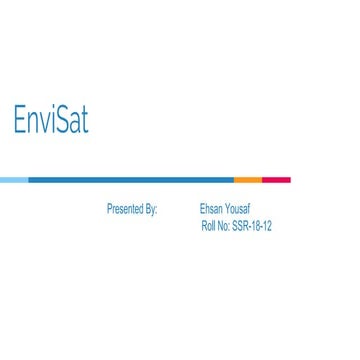 Envi sat satellite | PPTX