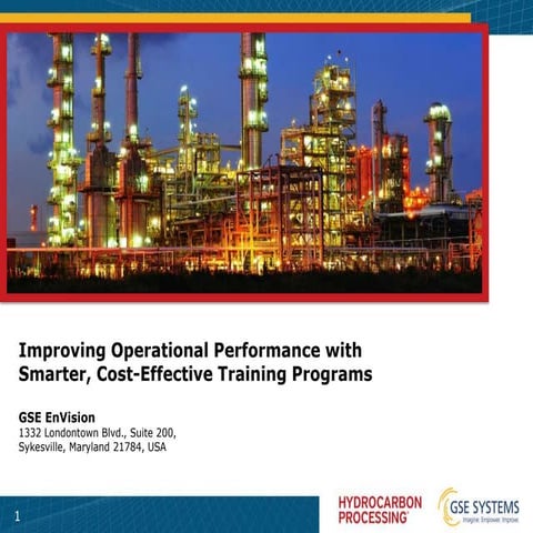 Improving Operational Performance With Smarter, Cost-Effective Training ...