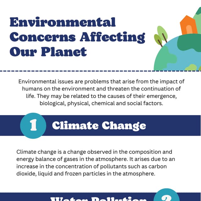 Environmental Concerns Affecting Our Planet | PDF