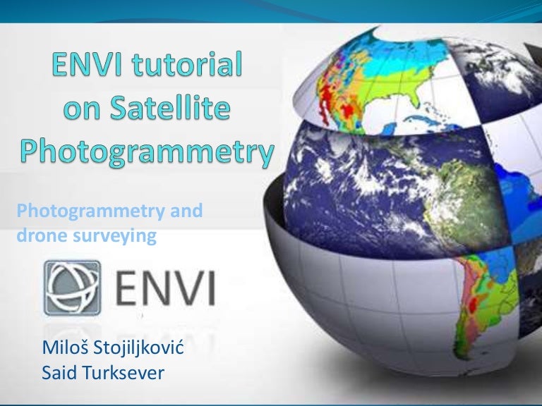 Envi tutorial on satellite photogrammetry lab