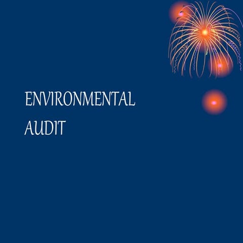 Environmental Audit | PPTX