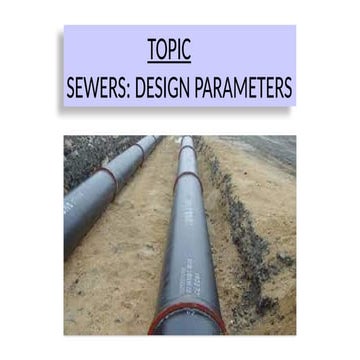 SEWER DESIGN: | DOCX