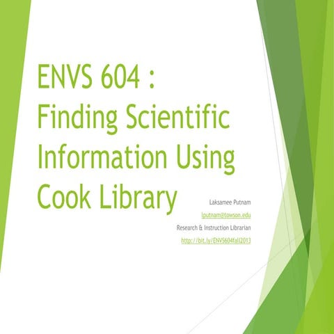 Library skills for EAP students | PPT