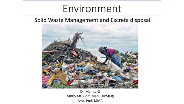 Disposal of Wastes | PPTX