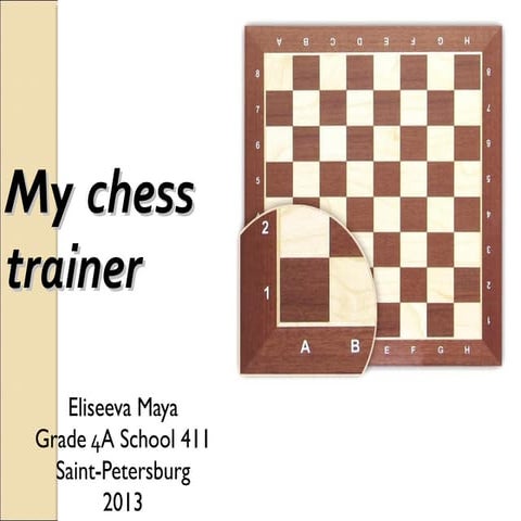 My chess trainer | PPT