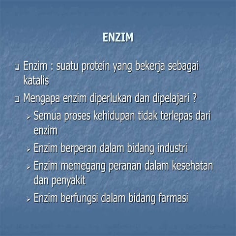 Enzim | PPT