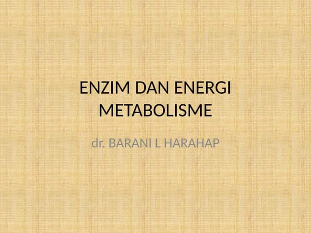 ENZIM PADA TUMBUHAN.pptx. Pertanian. Proteksi | PPTX