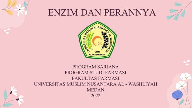 ENZIM PADA TUMBUHAN.pptx. Pertanian. Proteksi | PPTX