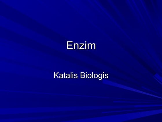 Enzim | PPTX
