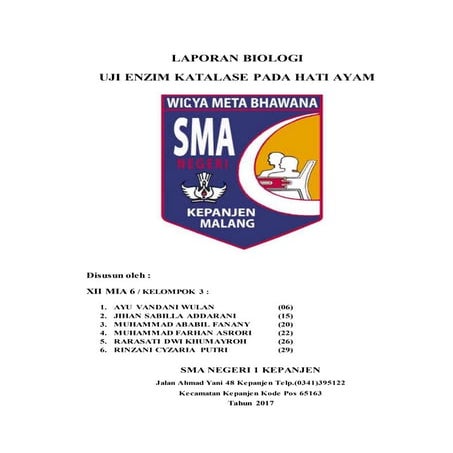 Enzim katalase | DOCX