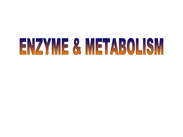 Classification and nomenclature of enzymes | PPT