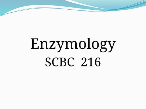Methods of enzyme isolation and purification | PPTX