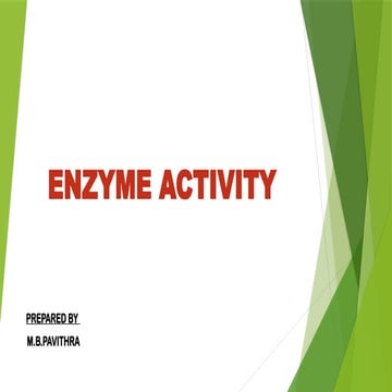 ENZYME ACTIVITY.pptxchkjbcjhzxbhjcvzxhvchjzXBcj | PPTX