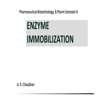 enzyme immobilization | PPT