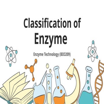 Classification of enzymes (with examples)) | PPT