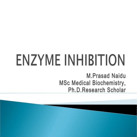 Enzyme inhibition | PPT