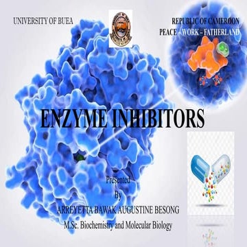 Enzyme Inhibitors BCH 601(Advanced enzymology) | PDF