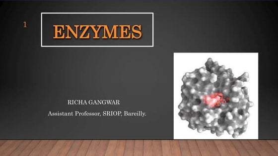 Enzymes definitions, types & classification | PPTX | Chemistry | Science