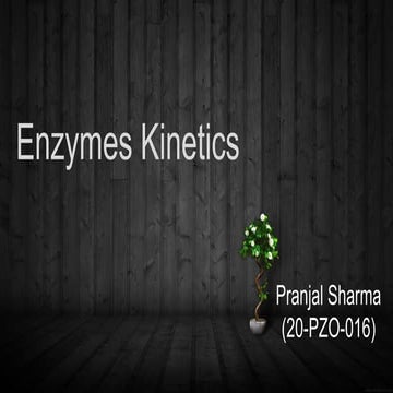 Kinetics of multi substrate enzyme catalyzed reaction | PPTX
