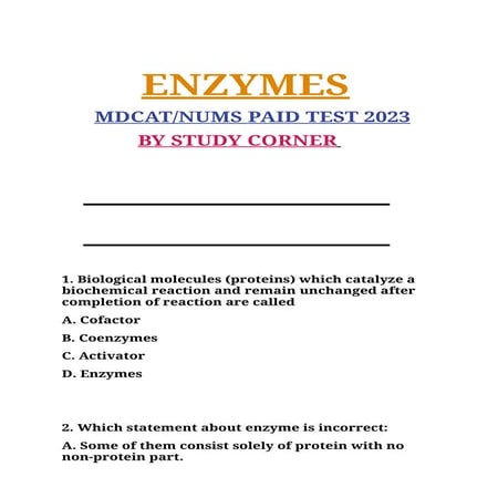 ENZYME MCQS MDCAT NUMS PAID TEST 2023 BY STUDY CORNER .pdf