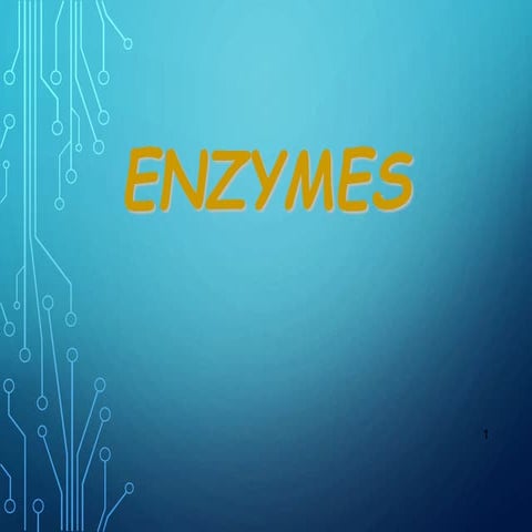 Enzyme ppt | PPT