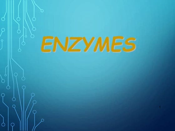 enzyme ppt | PPT