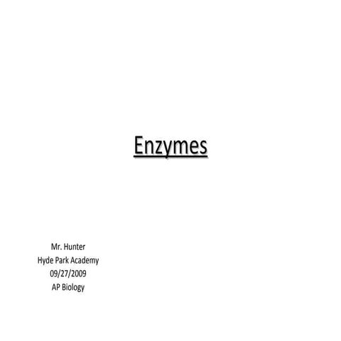 Enzymes | PPT