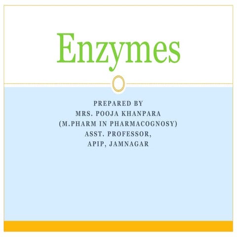 Enzymes | PPT