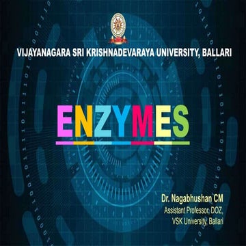 Biochemistry lecture notes enzymes | PDF