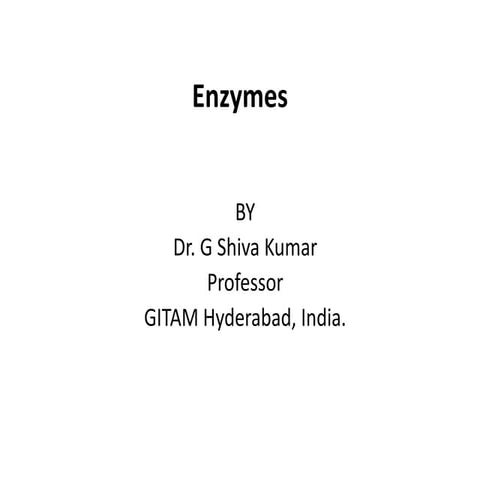 Enzyme (definition , properties and function of enzyme | PPTX