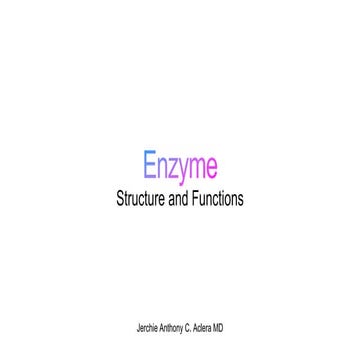 Enzymes.pptx | Chemistry | Science