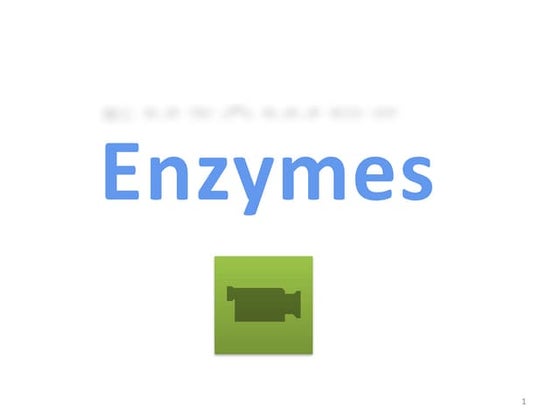 Nomenclature And Classification Of Enzyme Ppt