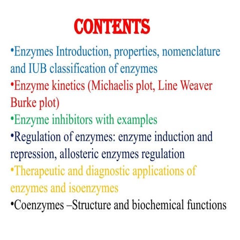 enzymes( nomenclature, types, mechanism and factor affecting the enzyme ...