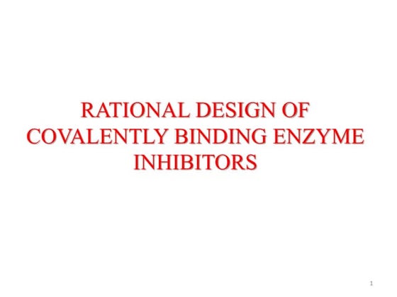 Enzyme inhibitors, reversible_and_irreversible | PPT
