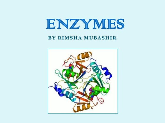 Enzymes | PPTX