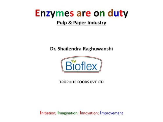 Enzyme Applications in the Pulp & Paper Industry | DOCX
