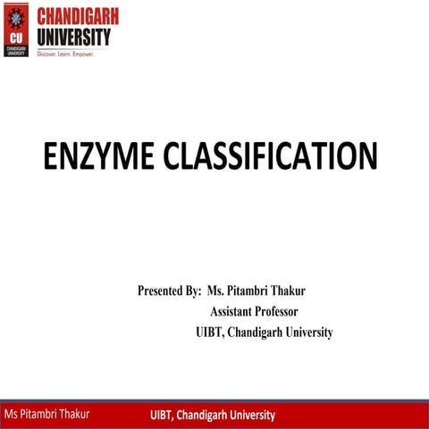 Enzymes introduction | PPT