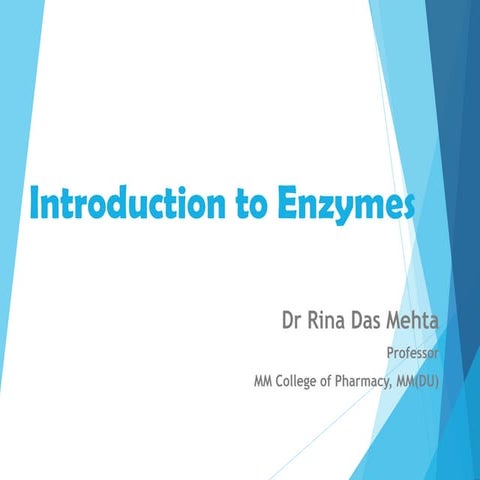 Introduction to Enzymes and classification .ppt